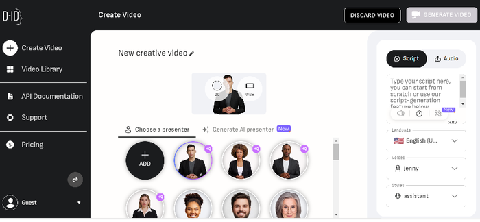 静止画から動画を作れるai「creative-reality-studio」